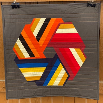 Sorbet Sunset Quilt Pattern Sunset Foundation Paper Piecing - Etsy