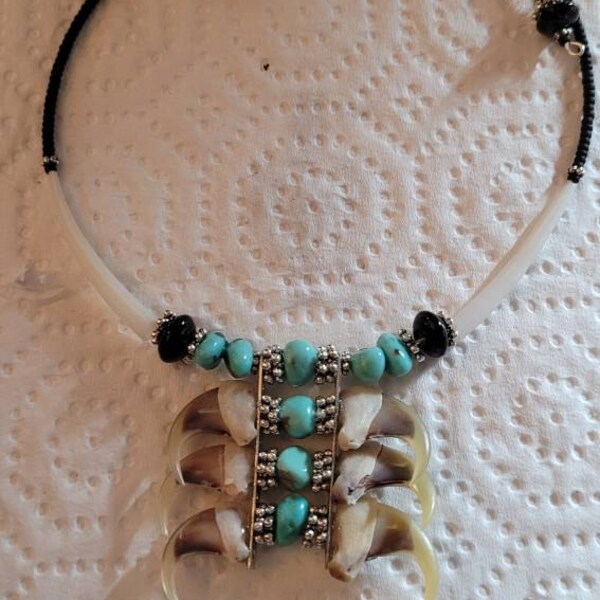10 American Bobcat Claws Art Craft Supply Jewelry Ring Choker Necklace ...
