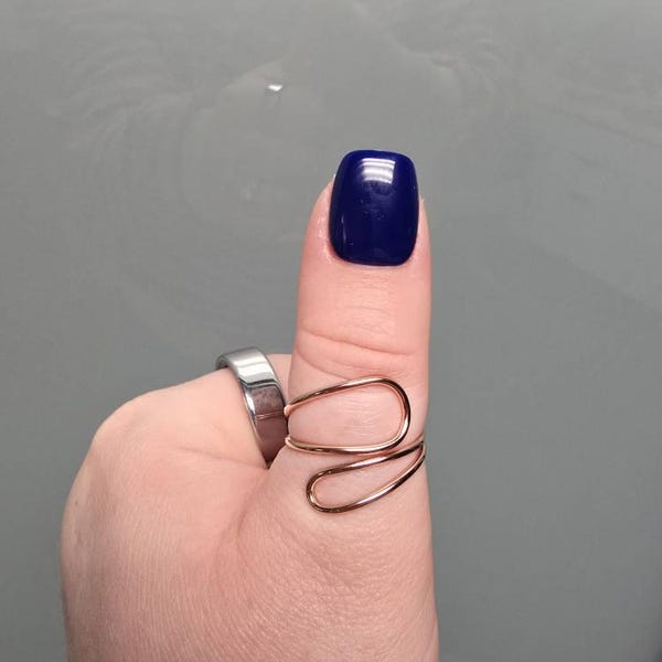 Wave Cuff Ring | 14K Gold Fill, Rose Gold, Sterling Silver ...