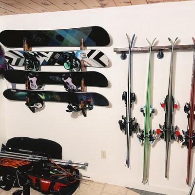 Vertical Ski Rack - Etsy