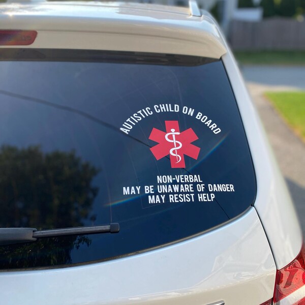 Addison's Disease Medical Alert Car Decal, Adrenal Insufficiency ...