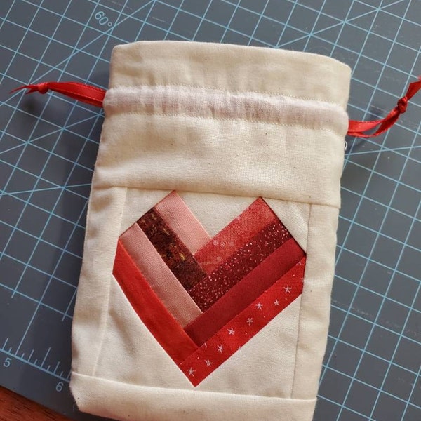 Gifted With Love Pouch PDF Sewing Pattern; Handmade Gift Pouch; Fabric ...