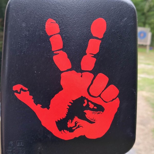 Custom Wave Decals Set of 2 Fits Jeep Wrangler Peace Wave JK, JL, Duck ...