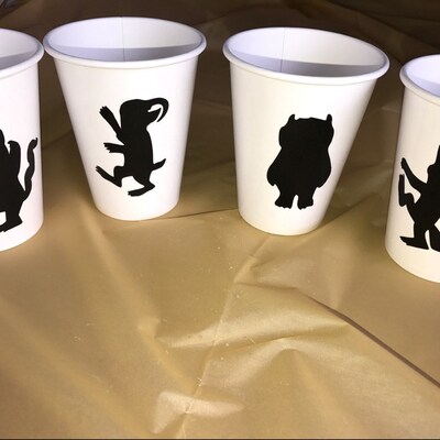 Where the Wild Things Are Party Chalkboard Vinyl Stickers Wild One ...