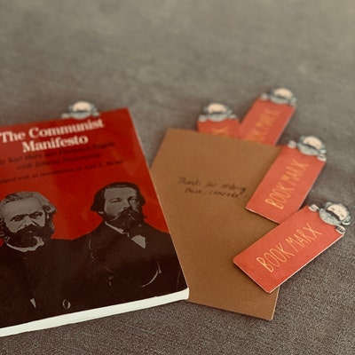 Karl Marx Bookmark - Etsy