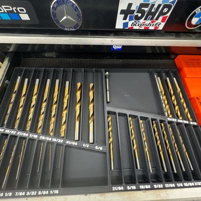 Extra Large Drill Bit Organizer Neatly Organize Your Bits - Etsy