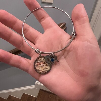 Costa Rica Map Necklace, Costa Rica Map Pendant, Costa Rica Pendant ...