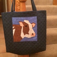 Cow Quilt Block, Paper Pieced Quilt Pattern, PDF Pattern, Instant ...