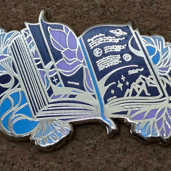 Gold Ocean of Sky Floating Islands Hard Enamel Mini Pin Set Night ...