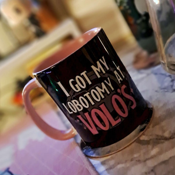 Lobotomy at Volo's Accent Coffee Mug, Baldur's Gate Mug, Gamer Mug - Etsy