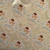 Baptism Stickers in English or Spanish - Digital File - Girl Angel or ...