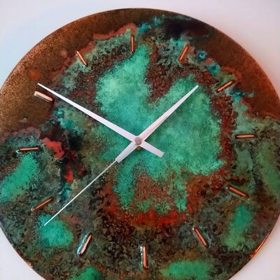 17 Wall Clock Large Wall Clock, Home Decor, Wooden Clock, Modern Wall ...