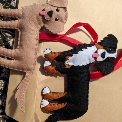 Custom Cavalier King Charles Spaniel Christmas Decoration Personalised ...