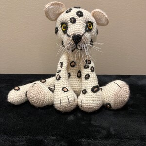 Snow Leopard Crochet Pattern, Cheetah Crochet Pattern, Cat Crochet ...