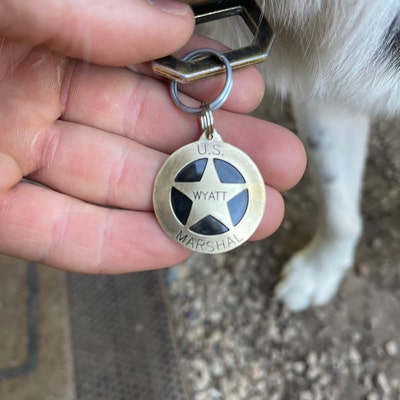 K9 Officer Police Badge Dog Tag-custom Engraved Dog Collar Tag-law ...