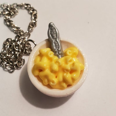 Macaroni and Cheese Ring Mac and Cheese Adjustable Silver - Etsy