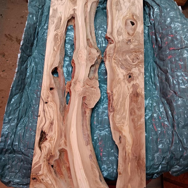 120x48 Turkish Olive Wood for Epoxy Resin Table Moss Wall Art Work CODE ...