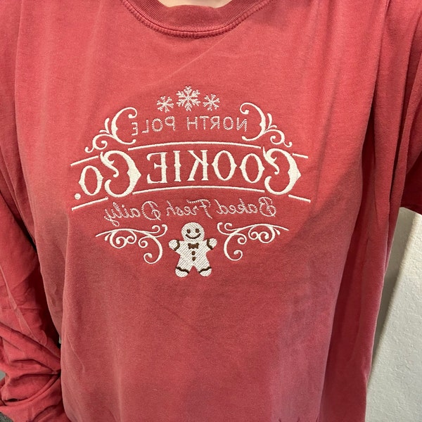 Christmas North Pole Cookie Co | Comfort Colors Crew | Vintage ...