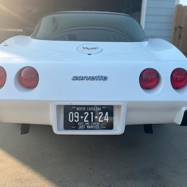 Wedding License - Car License Plate | Wedding Car | Just Married ...
