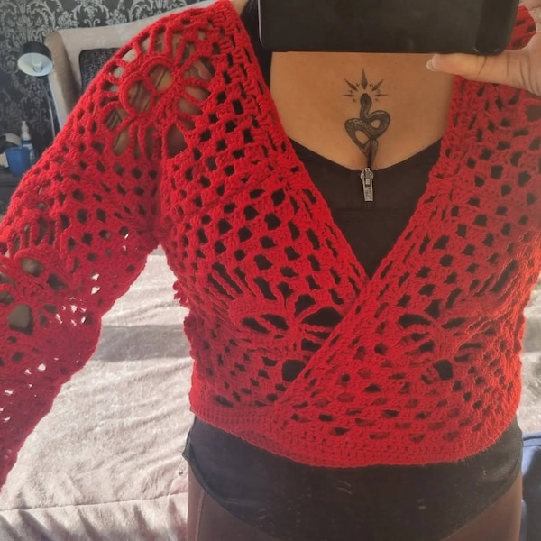 CROCHET PATTERN Friday the Thirteenth Skull Cardigan / Spooky Cardigan ...