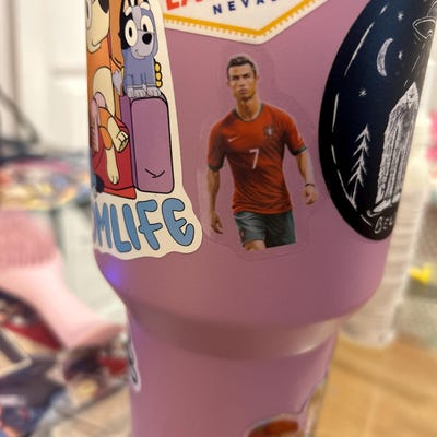 Cristiano Ronaldo CR7 GOAT Edition Kiss-cut Stickers - Etsy