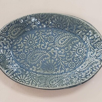 Mexican Folk Pattern Mini Rolling Pin, Embossing Rolling Pin, Laser ...