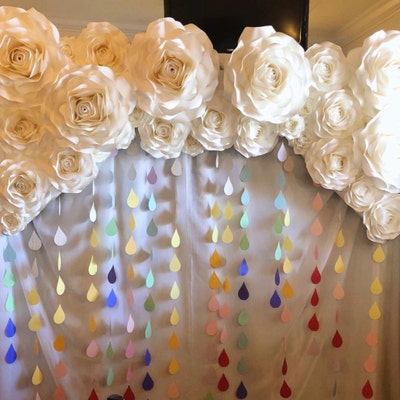 10 Feet X 10 Feet Ivory Sheer Voile Backdrop,multi Size Wedding ...