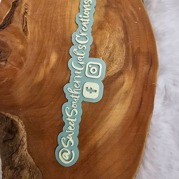 Laser Cut Name | Business Watermark | Physical Watermark | Acrylic Tag ...