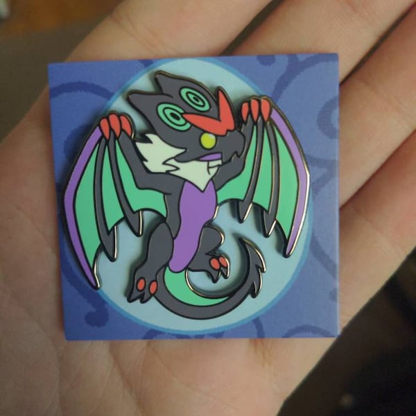 Pokemon X and Y Dragon Pins - Generation VI - Noivern - Goodra ...