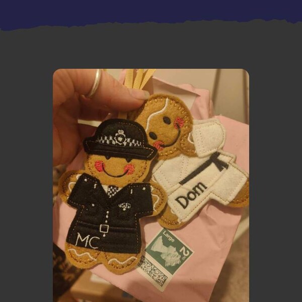 Gingerbread Man Hanging Tower, Christmas Decoration, Gingerbread ...