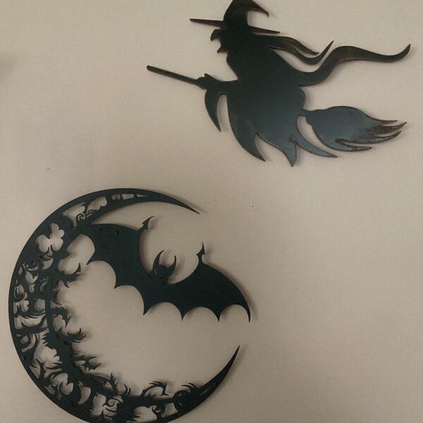 Wizard Wall Decor, Powerful Wizard Silhouette Laser Cut, Detailed ...