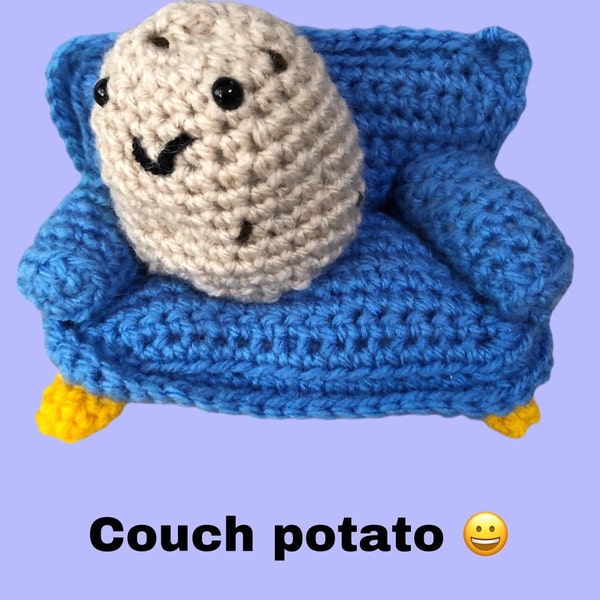 Amigurumi Crochet Couch Potato Pattern (PDF Pattern) - Etsy