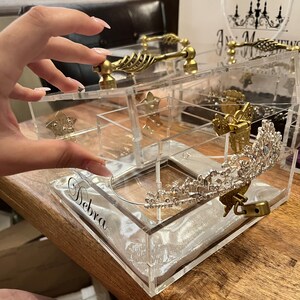 Tiara Carrying Case, Wedding Tiara Display Box - Etsy