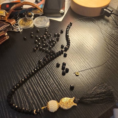 Crystal Tasbih, Misbaha, Islamic Prayer Beads, 99 Beads, Crystal ...