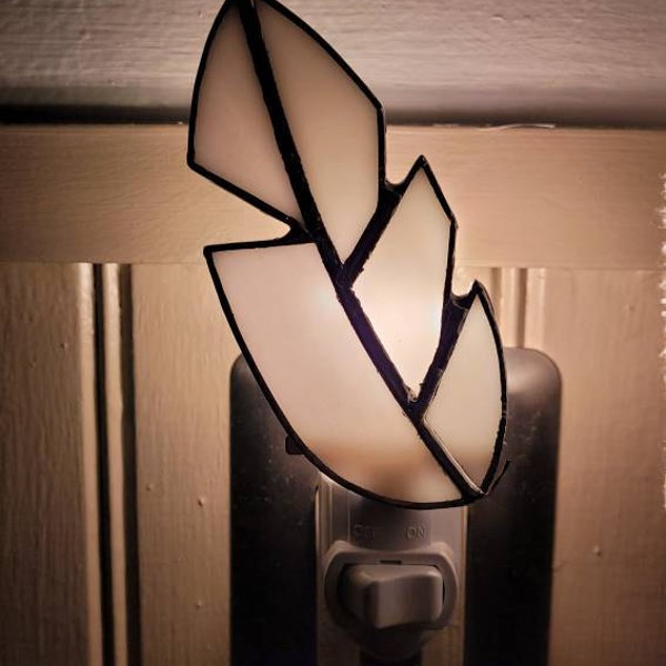 Red Heart Night Light, Stained Glass, Wall Plug In, Valentines Day Gift ...