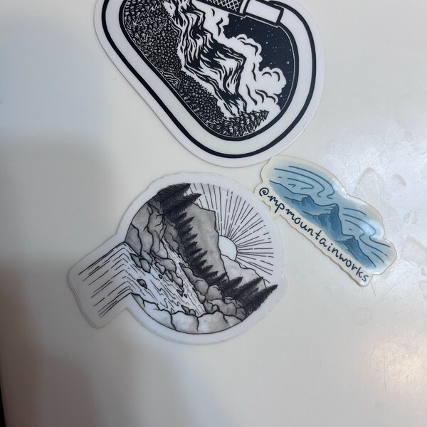 Starry Mountains Block Print - Etsy