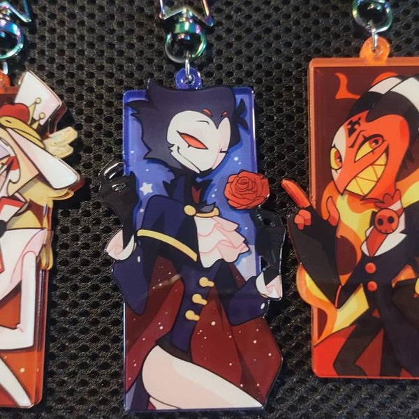 Helluva Boss 3D Acrílico Encanto Stolas Blitz Stolitz Millie Moxxie ...