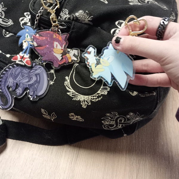 Sonic Keychains Pair - Etsy