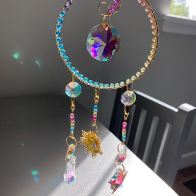 40mm AB Crystal Ball Sun Catcher Prisms for Windows 30% Leaded Glass ...