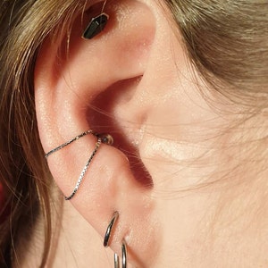 Double Box Helix/conch Chain,box Chain, Ear Piercing Chain, Conch ...