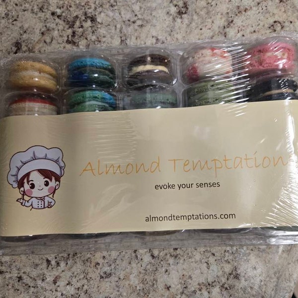 25 Pack Grape French Macarons - Etsy