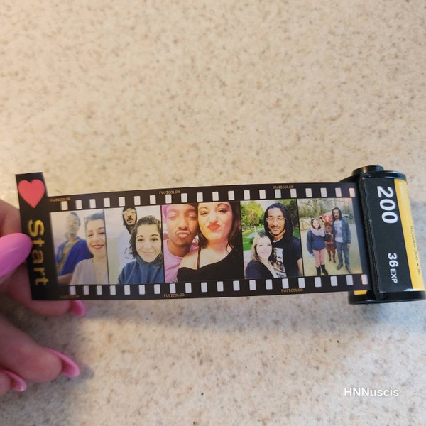 Custom Photo Film Roll Keychain, Personalized Camera Film Roll Keychain ...