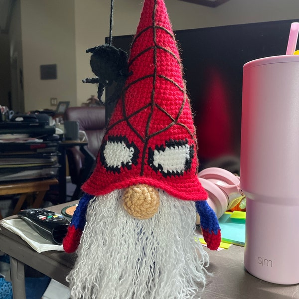 Gnome Spider, Crochet Gnome Amigurumi Pattern, Hero Gnome, Crochet PDF ...