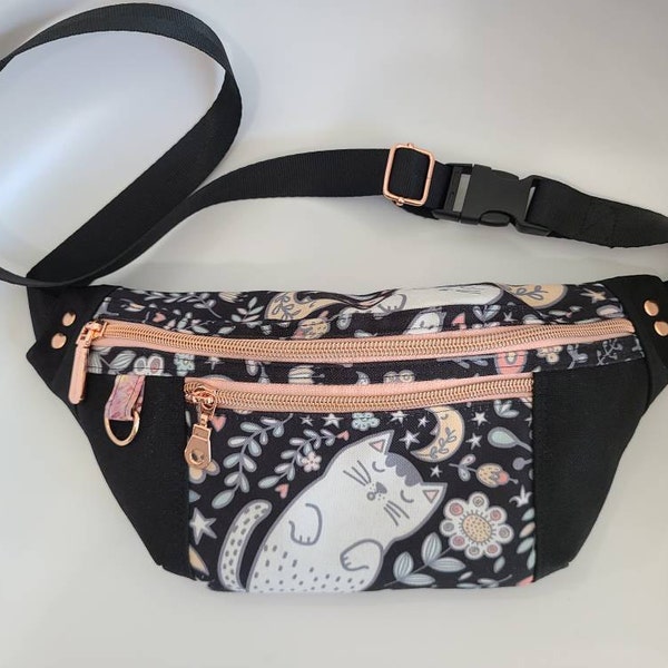 Hip Bag SEWING Pattern, VIDEO, 2 Sizes, Hipster Pouch, Fanny Pack ...