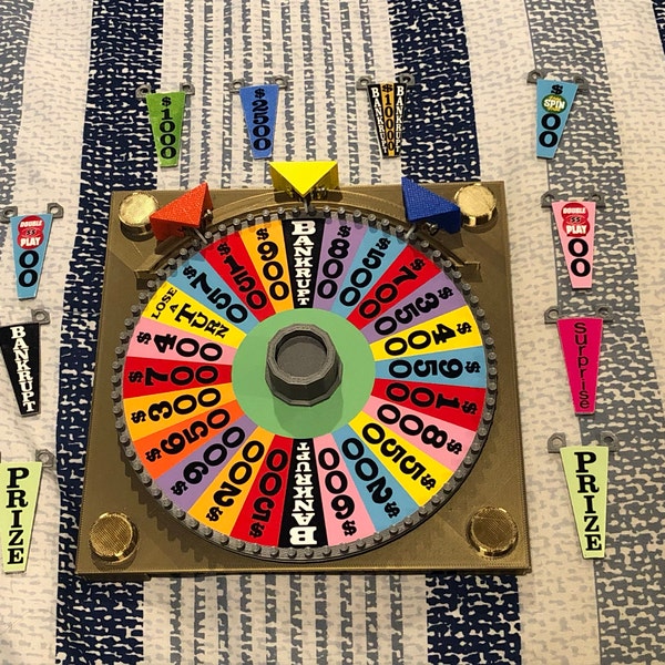 80s 90s Era Wheel of Fortune Board Game Wheel Spinner - Www.facebook ...