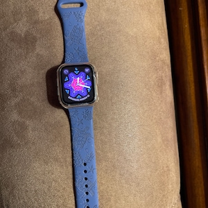 Snowman Snowflake Winter Design Silicone Watch Band Laser | Etsy