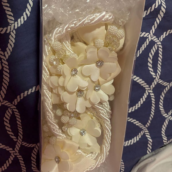 White Wedding Lasso Traditional Wedding Lasso Lazo De Boda Wedding ...