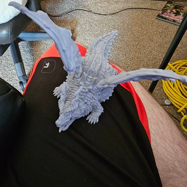 Themberchaud the Red Dragon Model for Dungeons and Dragons - Etsy