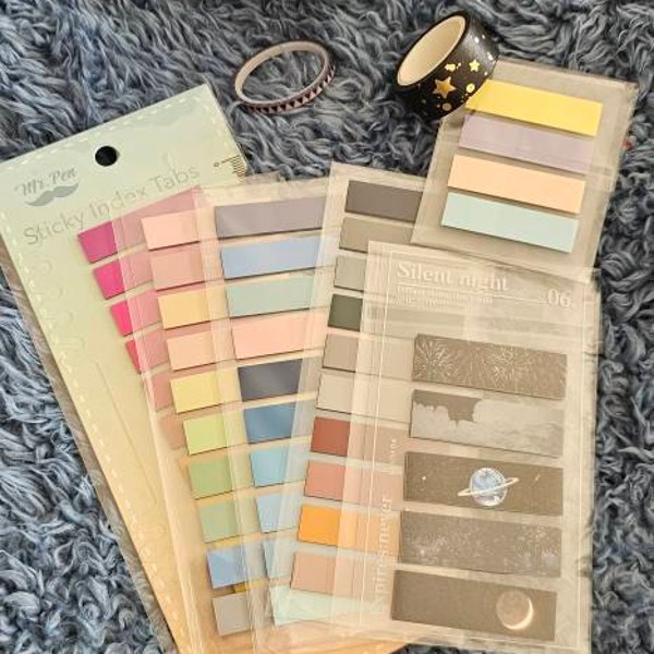 The Pastel Flag Sticky Note Tab - Etsy