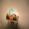 Handmade Fused Glass Glass Night Light Puffins - Etsy